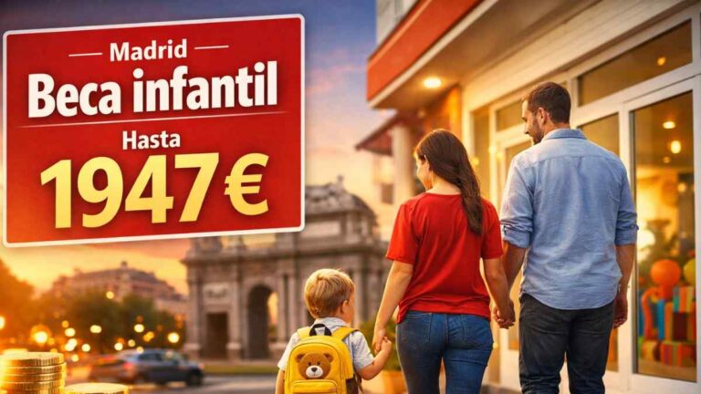 La Comunidad de Madrid ofrece una beca infantil de hasta 1.947 euros ...