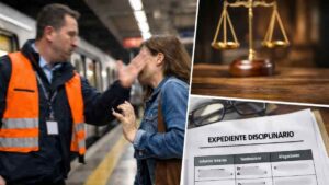 Un manotazo en un andén confirma un despido procedente por abuso de ...