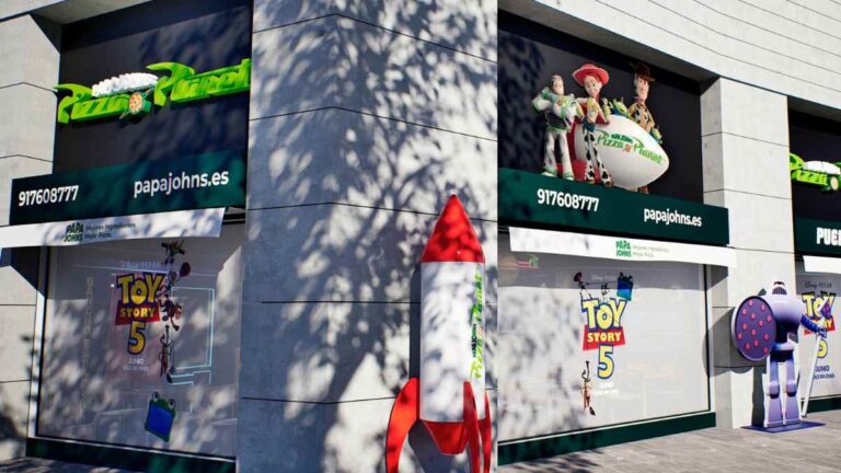 Papa Johns trae Pizza Planet a Madrid con pizzas gratis y figuras de ...